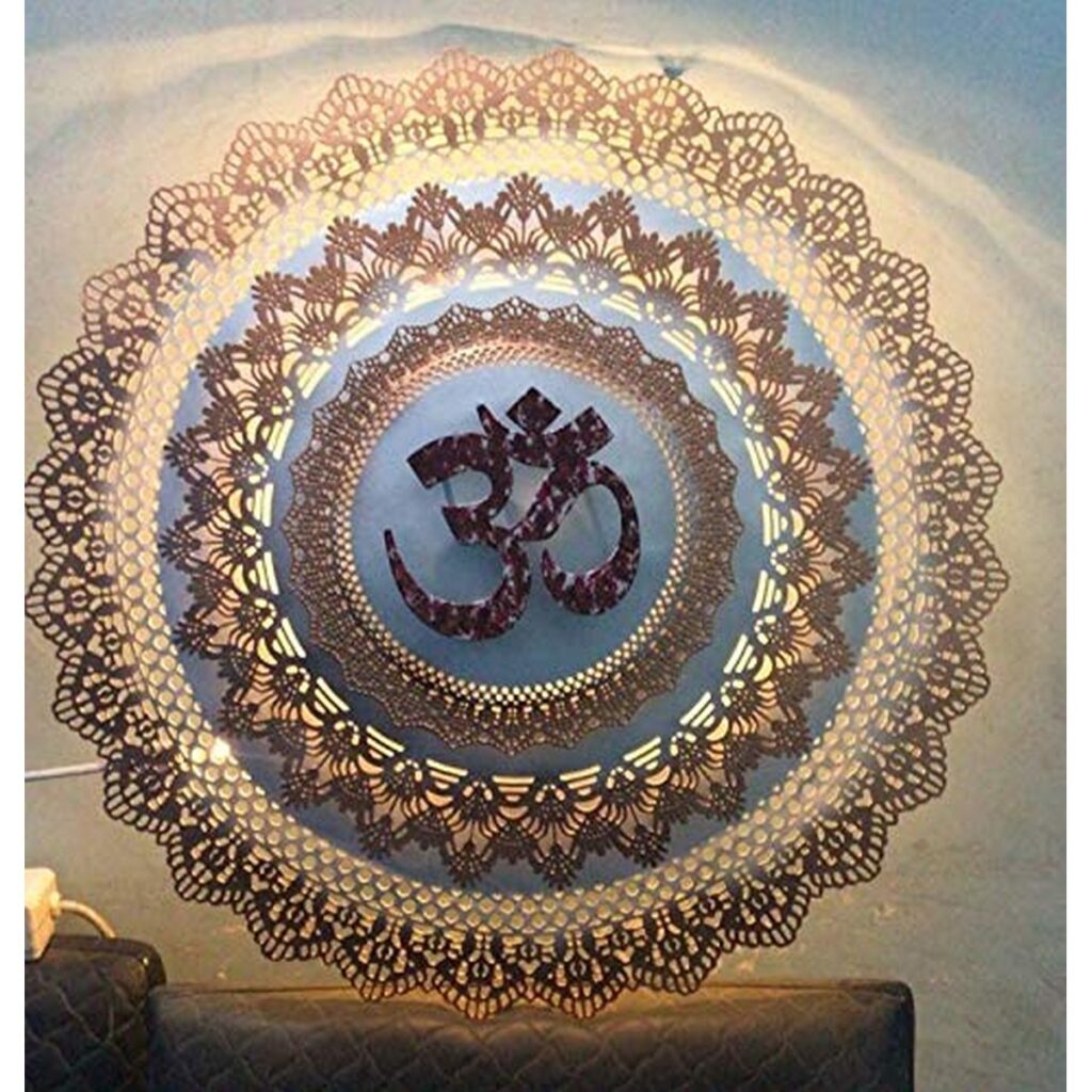 Big Round OM LED Light Decoration | Wall Decor | Online